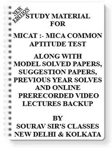 Study Material On Micat- Mica Common Aptitude Test [pack Of 4 Books ...