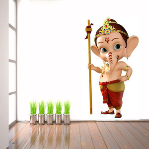 Stickerberry 60 cm Ganesha wall sticker For Home Decor Self Adhesive ...