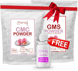 Bake King Combo CMC Powder (Carboxymethyl Cellulose) and GMS Powder ...
