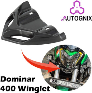 AutoGnix DOMINAR 400 MATTE BLACK WINGLET Bike Fairing Kit Price in ...