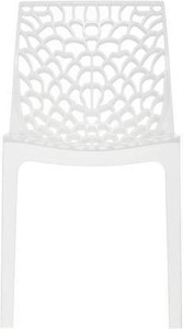 Supreme White Web Chair For Home / Garden / Office Set Of 1 Plastic ...