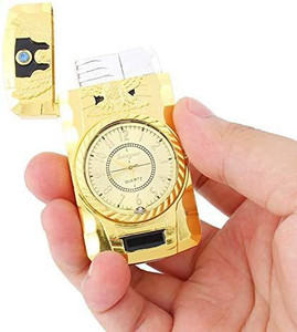 Explorer A025 Pocket Watch Golden Jet Flame Lighter Pocket Lighter ...
