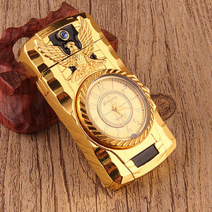 Gabbar Pocket Watch Lighter A025@ ™ Watch Lighter Quartz Compact Butane ...