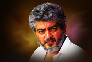 Digital Painting Tamil Superstar auctor Ajith HD Wallpapers Wall Poster ...