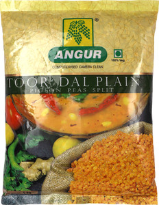 angur Yellow Toor/Arhar Dal (Split) Price in India - Buy angur Yellow ...
