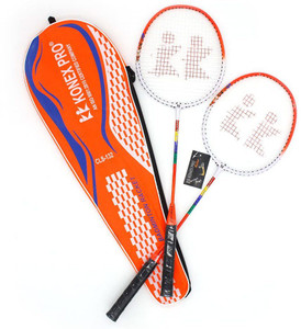 Konex CLS 132 JOINTLESS Badminton Racket with Free Full Cover Set of 2 ...