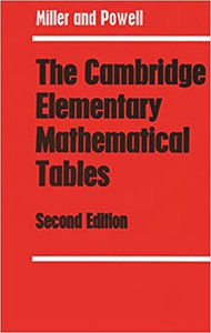 Cambridge Elementary Mathematical Tables: Buy Cambridge Elementary ...