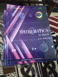 Mathematics By R.d.sharma Class9 By Dhanpat Rai Publication With Mcq ...
