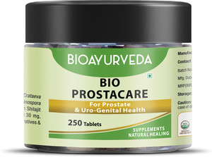 BIOAYURVEDA Bio Prostacare 250 Tablets Price in India - Buy BIOAYURVEDA ...
