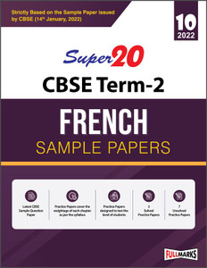 Super 20 French Sample Paper (Strictly Based on the Sample Paper issued ...
