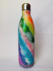 Handmades by litamya Insulated stainless steel epoxy glitter bottle ...