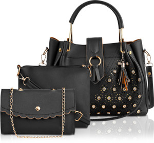 Buy stylike Women Black Shoulder Bag BLACK Online @ Best Price in India ...
