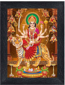 Shree Govindam Maa durga Photo frame A4 Size Religious Frame Price in ...