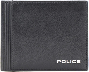 Police Men Casual Black Genuine Leather Wallet Black - Price in India ...