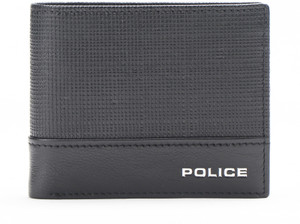 POLICE Men Casual Black Genuine Leather Wallet Black - Price in India ...
