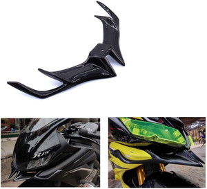 Znee Smart Racing Winglet 2.0 for Yamaha R15 V3 (Black) Bike Fairing ...