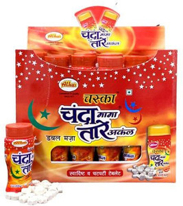 ALKA FOODS Chand Tare star & moon shaped digestive sweet and sour candy ...