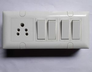 supriya Switch Socket Combined Box (Modular) SIZE-6M | ONLY for Wall ...
