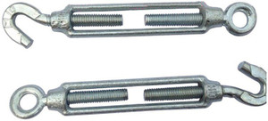 SAIFPRO M10- 1pcs Galvanized Turnbuckle HOOK and EYE Heavy Duty Wire ...