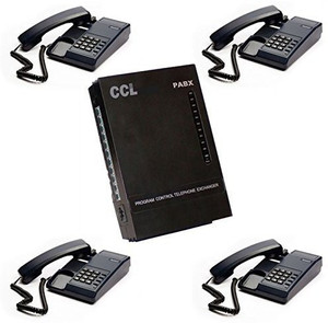 CCL EPABX 108 Intercom System CLI (Caller ID) With x4 Set Corded ...