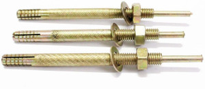 SS SASHA Nut & Bolt Set Zinc Plated Pin Type Anchor Fastner ( 10mm x ...