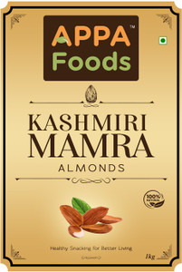 appa foods KASHMIRI MAMRA ALMONDS 1KG Almonds Price in India - Buy appa ...