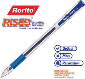 Rorito Riseo Ball 40 Pen Blue1.0 MM tip easy marking Soft grip for ...