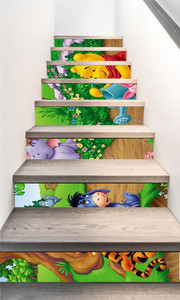 MADHUBAN DECOR 145 cm cartoon stair sticker Self Adhesive Sticker Price ...