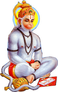 Decals Point 3 cm Lord Hanuman Self Adhesive Sticker Price in India ...