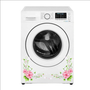 Devil designs 61 cm Pink rose Washing Machine Sticker (Size :- 61 X 89 ...