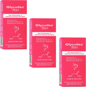 Glycolite Max Skin fairness Facewash 3x60 ml Face Wash - Price in India ...