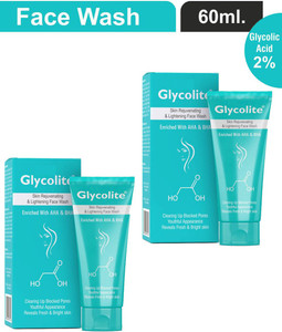 Glycolite Skin Rejuvenating & Lightening 2x60 ml Face Wash - Price in ...