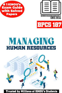 IGNOU BPCS 187 Help Book Managing Human Resources IGNOU Study Notes For ...