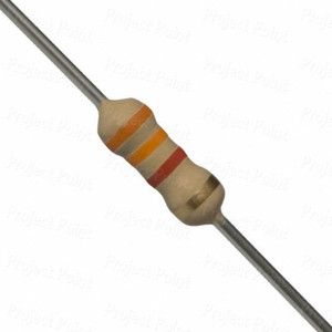 gobagee 3K3 ohm 1/4w 5% resistor, Set of 20 resistors 3.3K Carbon Film ...