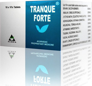 Alopa Tranque Forte - (Pack of 10 Strips) Ayurvedic Anxiety & Insomnia ...