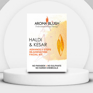 Aroma Blush Haldi & Kesar Facial Kit, Single Use 65 Grams - Price in ...
