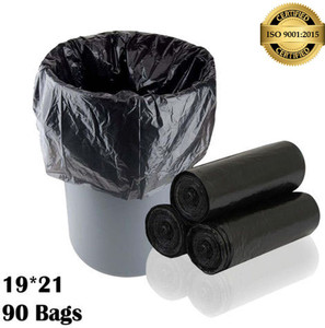 ShopeeBee A_B-19x21-3R Medium 15 L Garbage Bag Pack Of 90 Price in ...