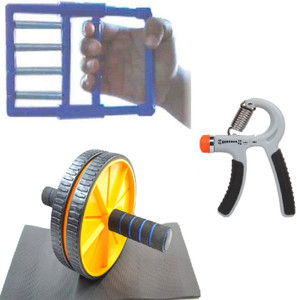 Dr Pacvu 3|Hand Grip,AB Roller,1 Finger Stretcher for Increase forearm ...