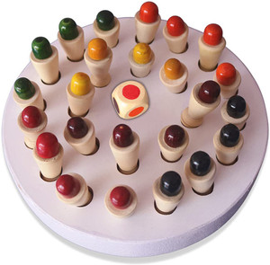 Tanna's World Wooden Memory Chess Matchstick Brain Game Educational ...