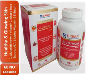 SIGMA SOFTGEL L-Glutathione for Brightening & Radiant Skin With Grape ...