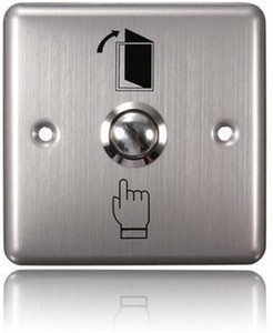 ALL IN ONE Stainless Steel Switch Panel Door Exit Push Button Access ...