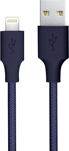 Black wizard Lightning Cable 3 A 1 m 100% MFI Certified for iPhone ...