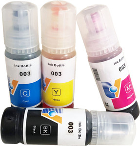 UV EP 003 REFILL INK COMPATIBLE FOR EP L5190 SERIES - 70ML EACH BOTTLE ...