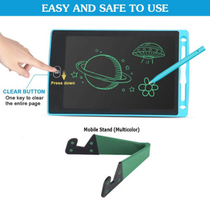blue seed Re-Writable LCD Writing Pad Tablet E-Slate for Drawing ...