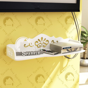 HOME SPARKLE Wooden Set Top Box Stand/DTH Stand/WIFI Router Stand,Wall ...