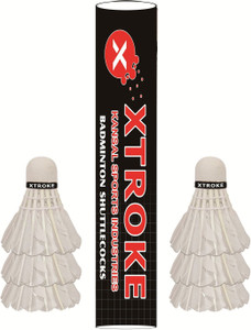 XTROKE Quality Bird 007 Badminton Feather Shuttlecocks for Outdoor ...