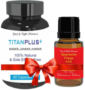 DAY & NIGHT PLEASURE Titan Plus Capsule_60 Spanische_15ML 100% ...