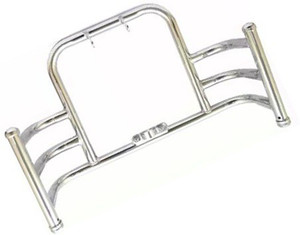 WHEETOYKART 3 Rod Stainless Steel Crash Guard for Royal Enfield Bullet ...