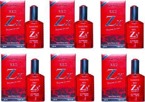 Buy RAMSONS Red ZX 30ml perfume Pack of 6 for Men & Women (30ml X 6 ...
