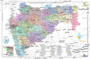 Maharashtra Political and Demographic Map map.LOCUS – Location Series ...